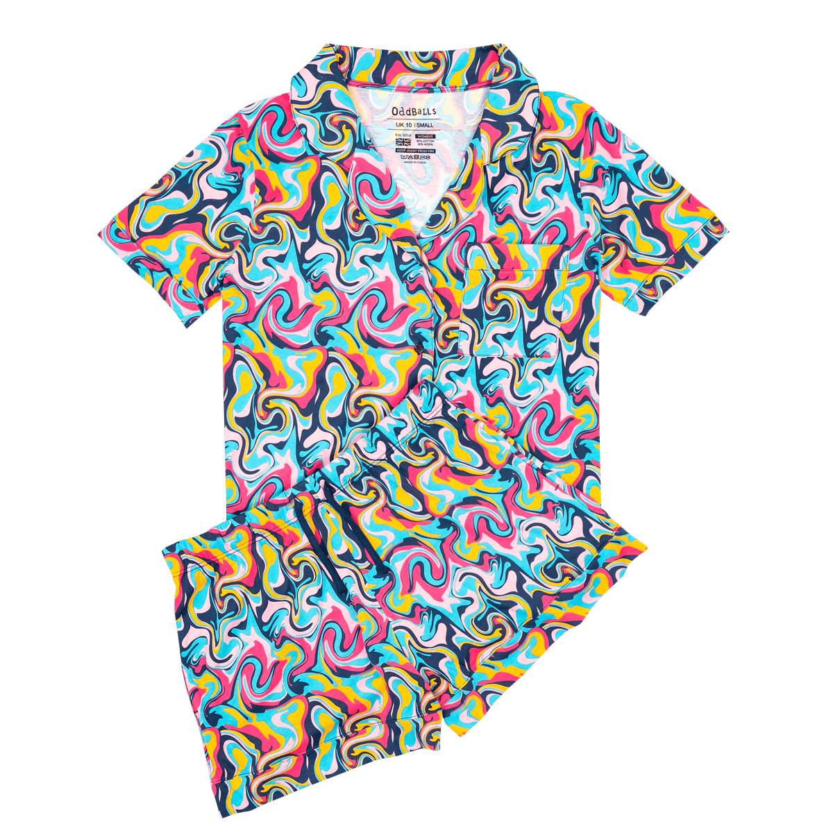 Ripple - Modal Women's Short Button Up Pyjamas Set