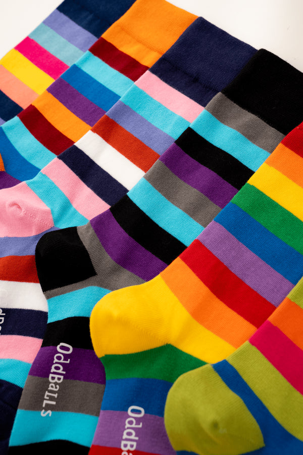 Stripes Bundle - 6 Pack Sock Bundle