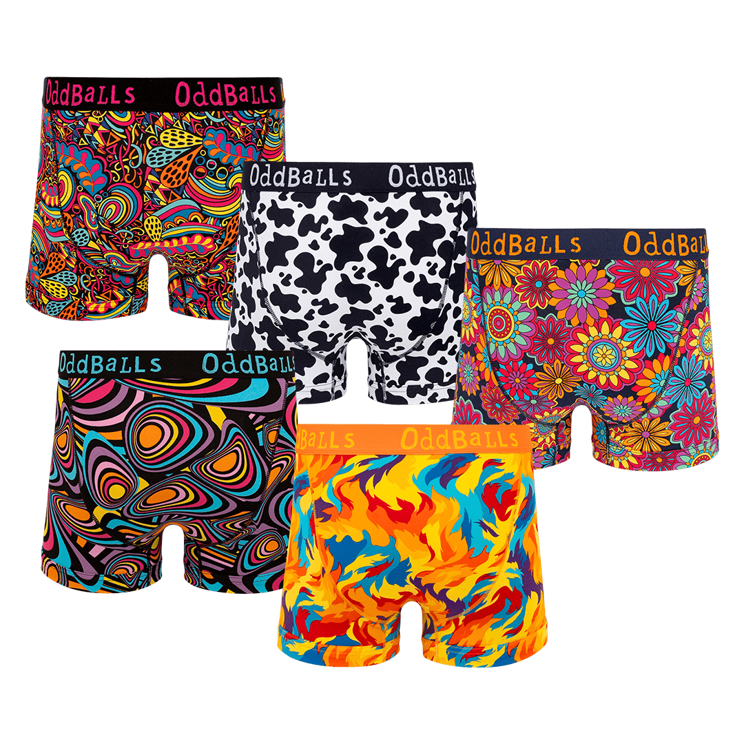 Adventurer Bundle - Mens Boxer Shorts 5 Pack Bundle