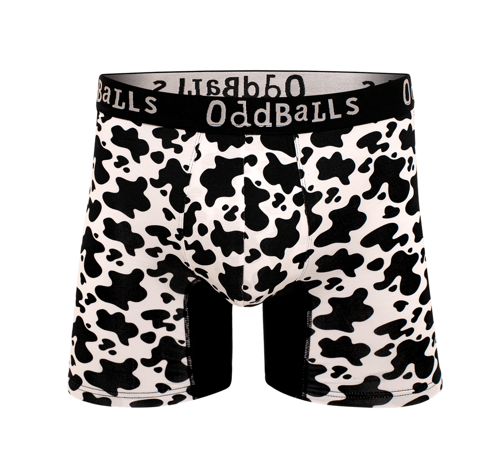 Fat Cow - Mens Bamboo Boxer Shorts