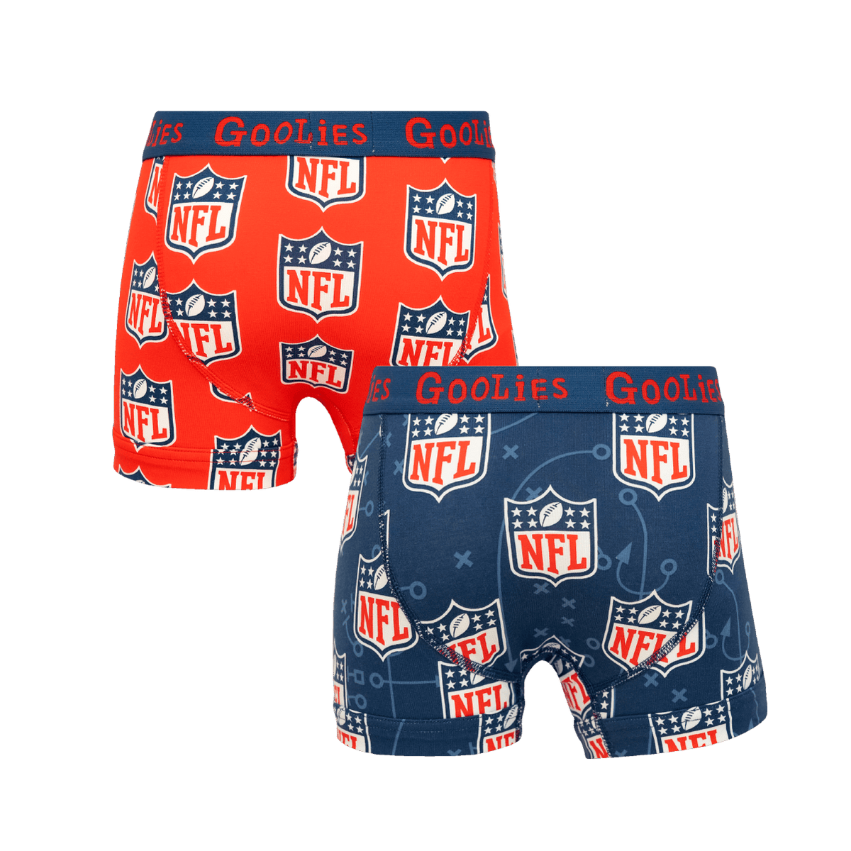 The NFL Touchdown Bundle - Kids Boxer Shorts 2 Pack Bundle