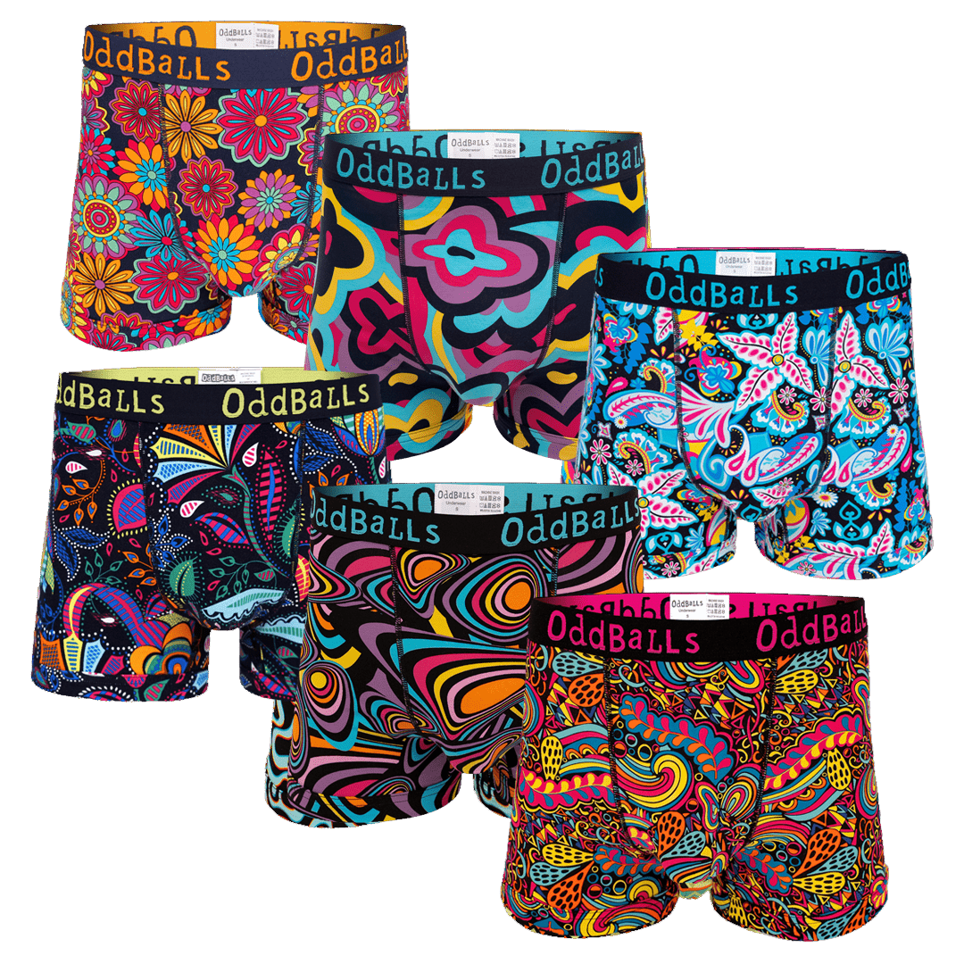 Best of Spring Bundle - Mens Boxer Shorts 6 Pack