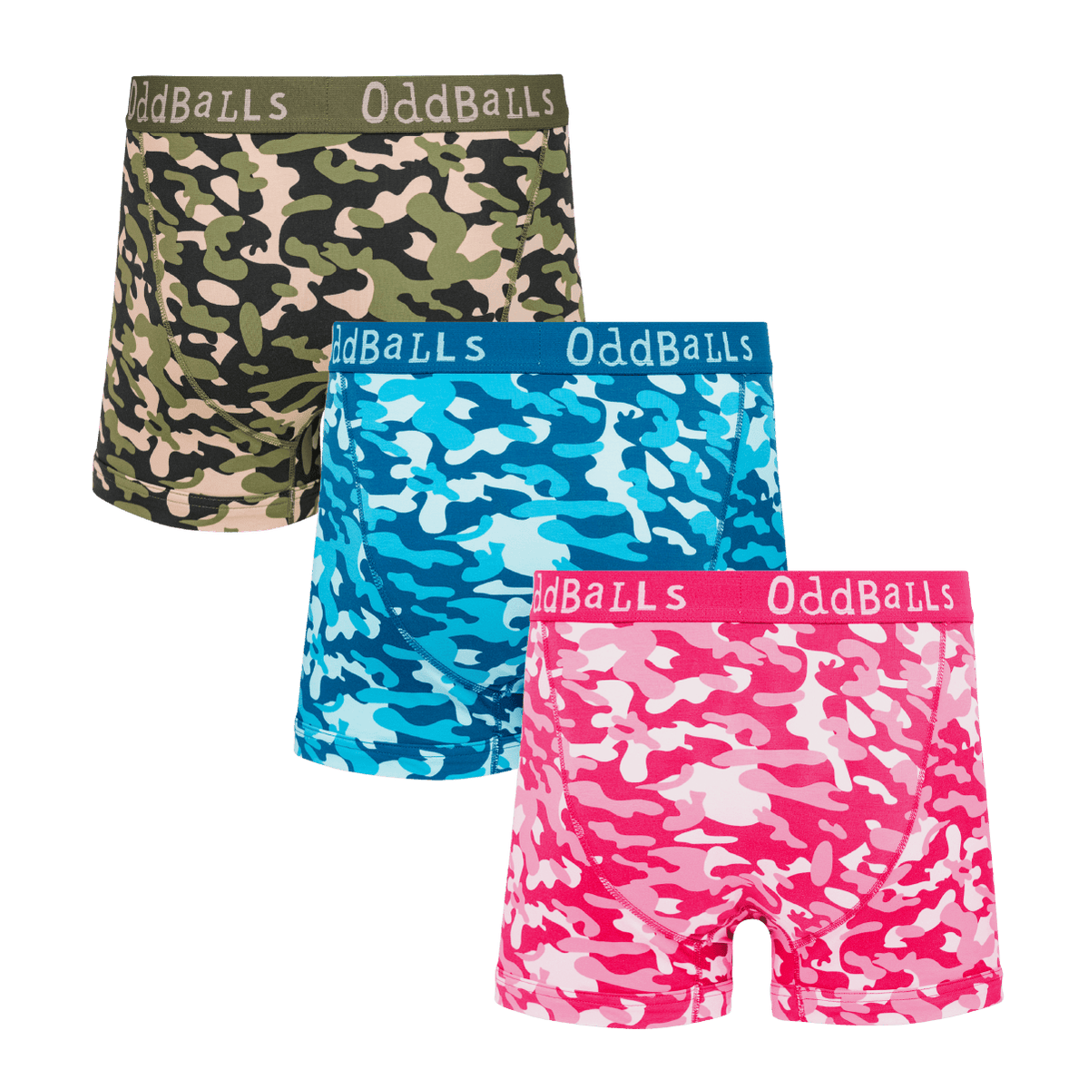 Colourful Commando Bundle - Mens Boxer Shorts 3 Pack