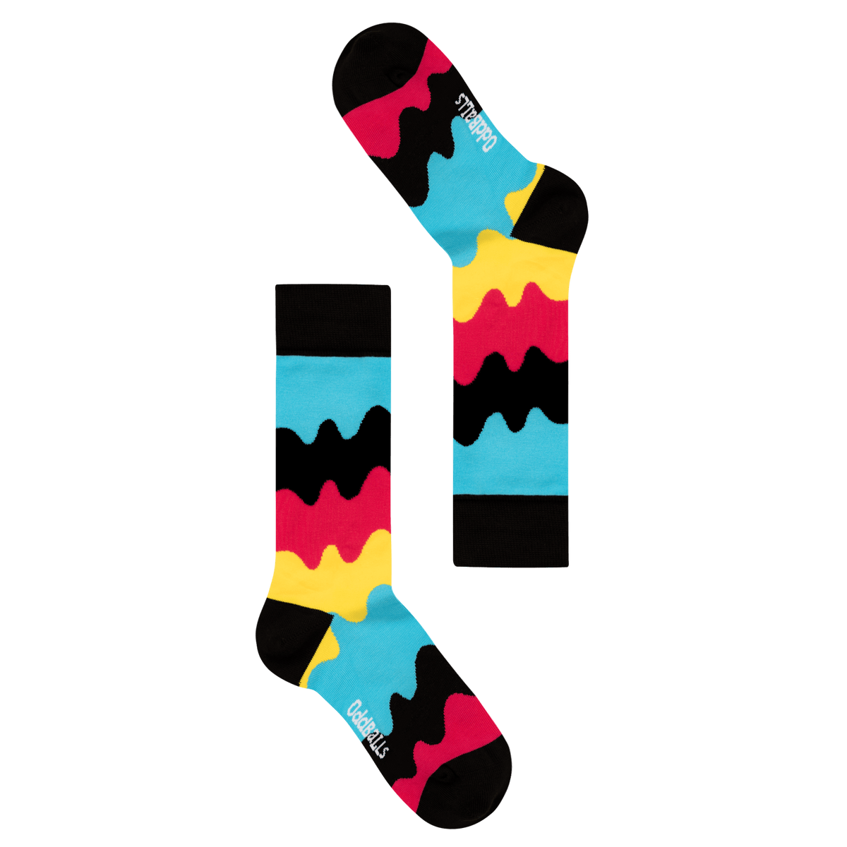 Cyan Waves - Socks