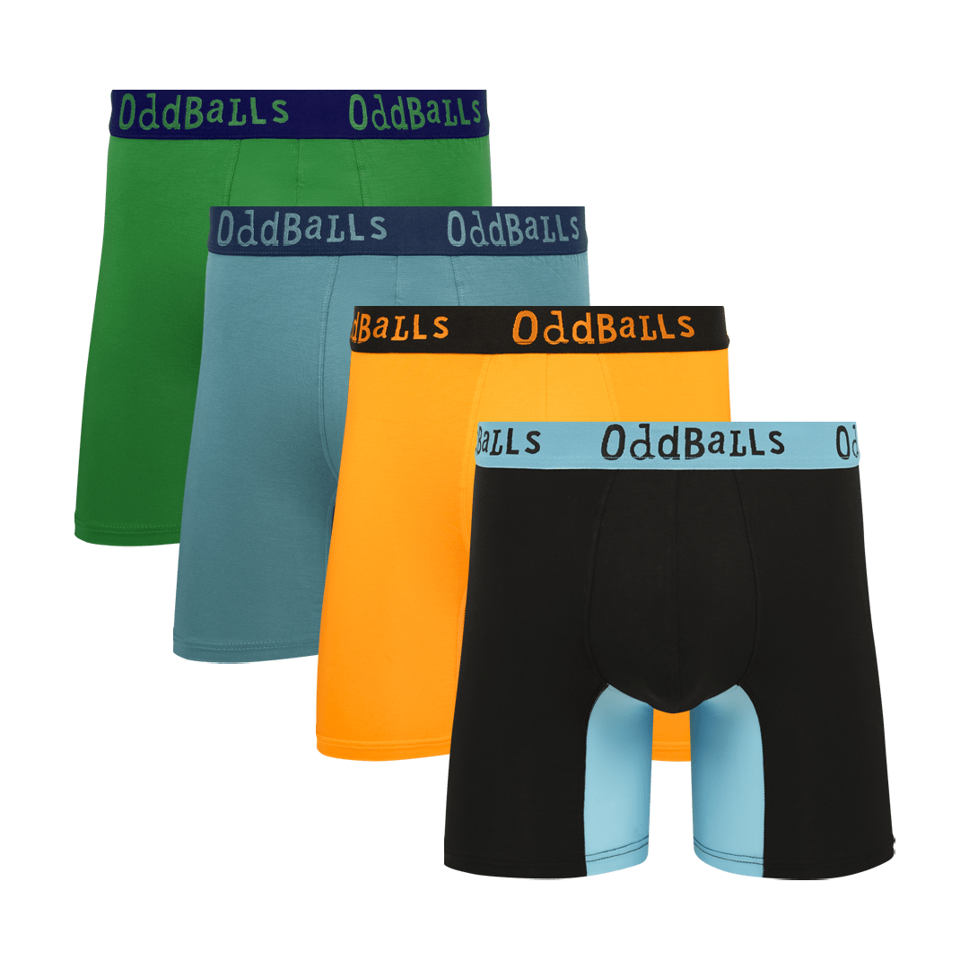 Clean Cut Bundle - Mens Bamboo Boxer Shorts 4 Pack