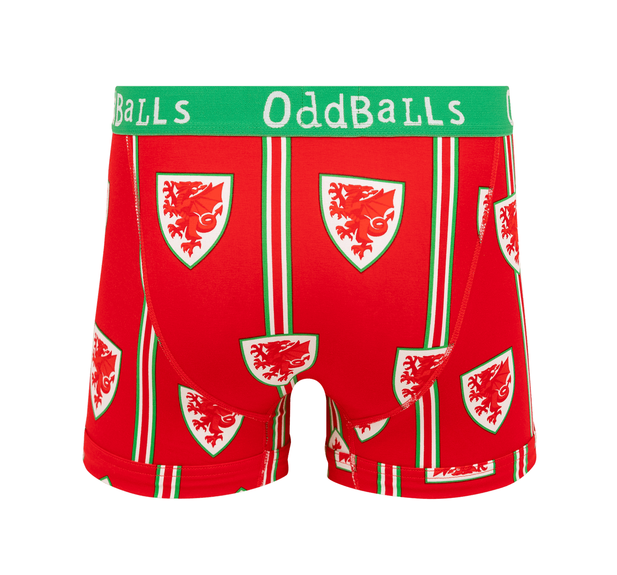 FA Wales Bundle - Mens Cotton Boxer Shorts 2 Pack
