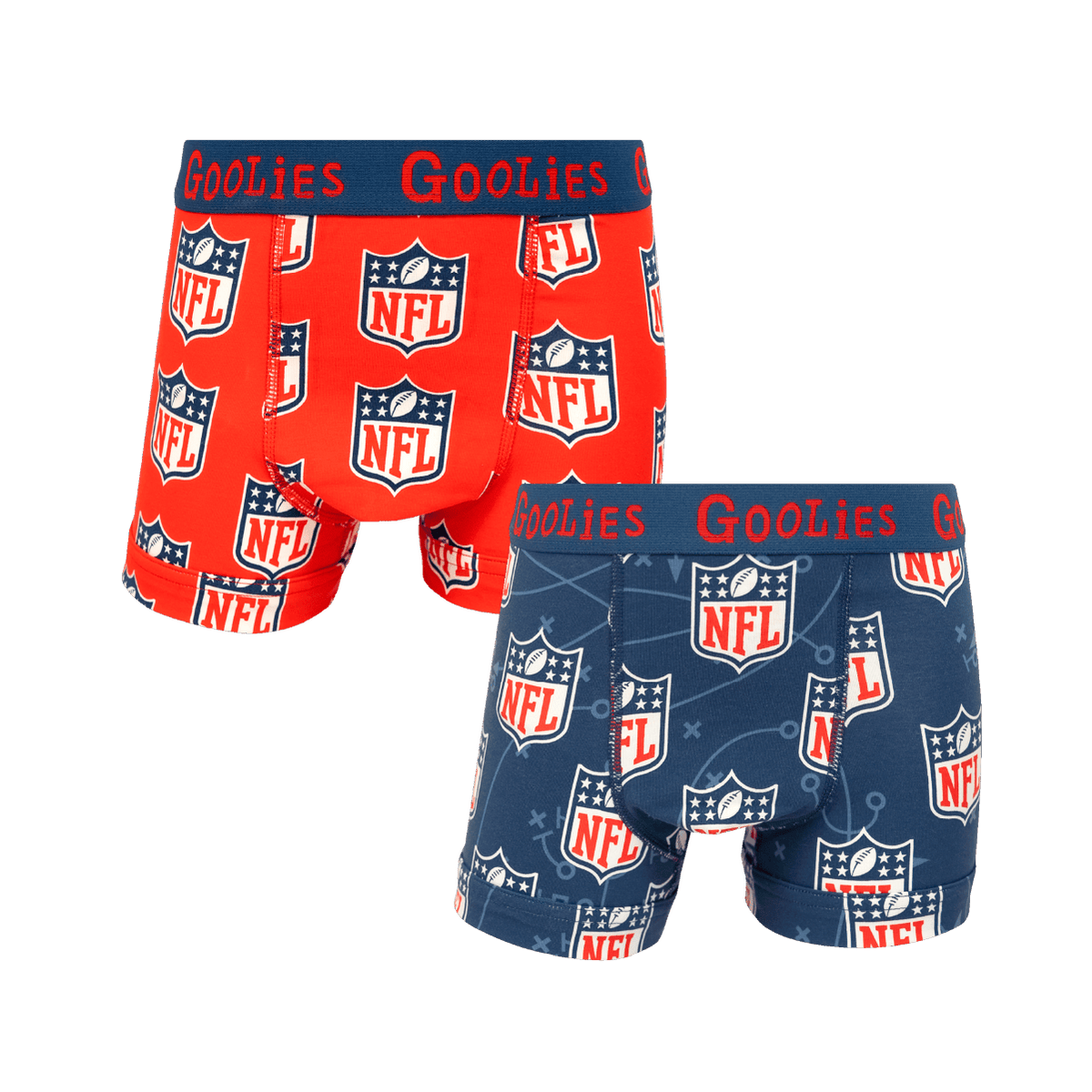 The NFL Touchdown Bundle - Kids Boxer Shorts 2 Pack Bundle