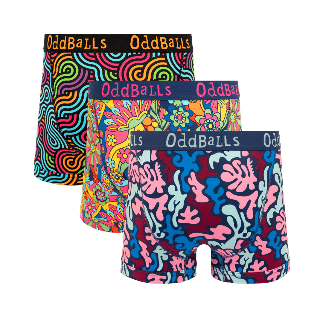 Funky Fresh Bundle - Mens Boxer Shorts 3 Pack