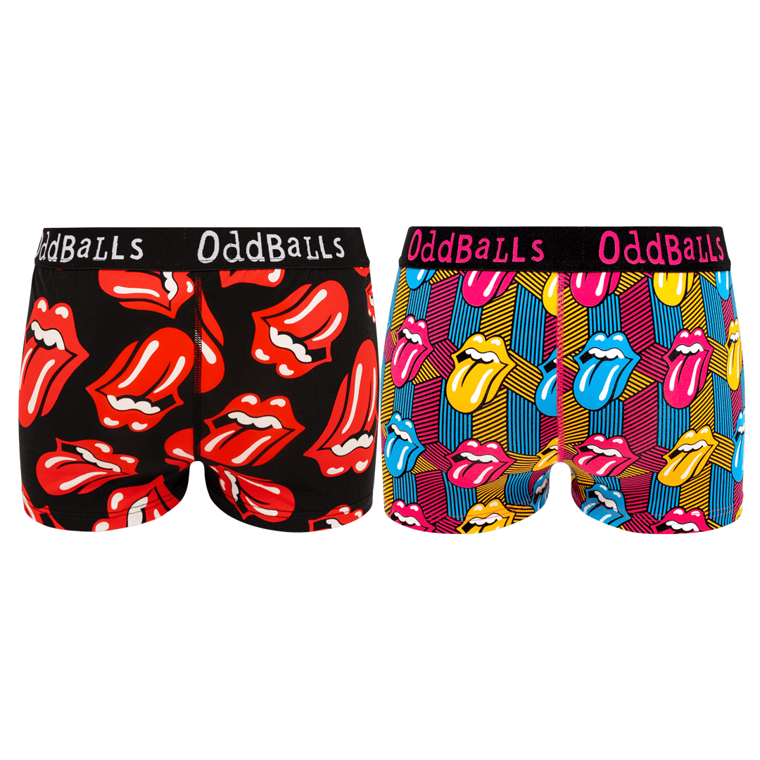 The Rolling Stones Bundle - Ladies Boxer Shorts 2 Pack Bundle