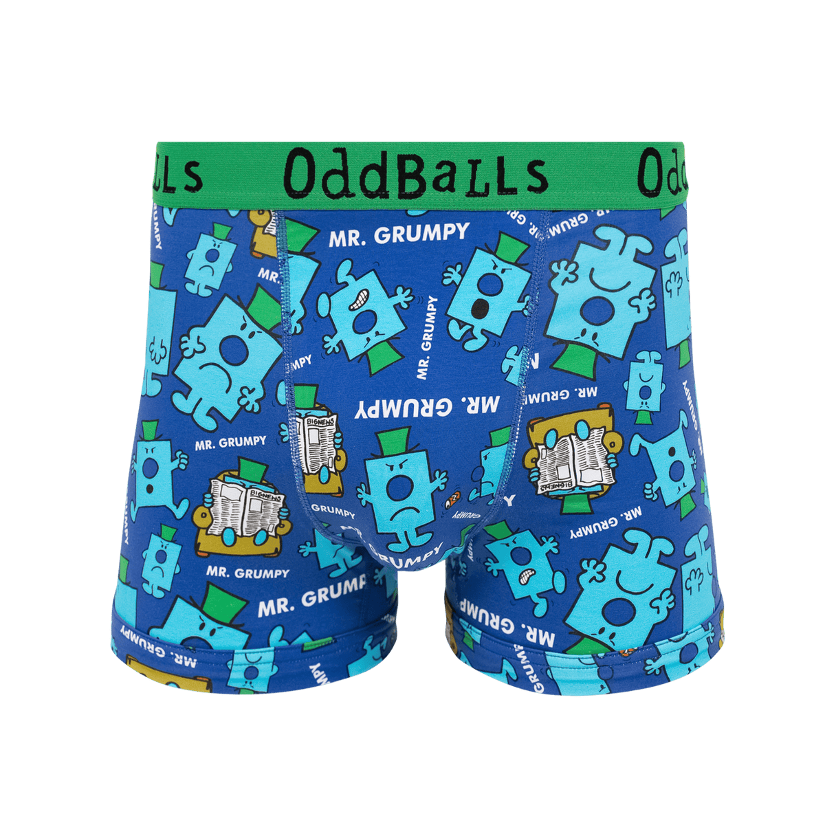 Mr Grumpy - Mr Men - Mens Cotton Boxer Shorts