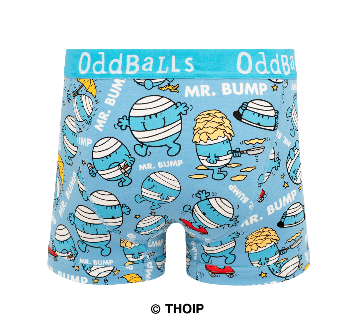 Mr Bump - Mr Men - Mens Cotton Boxer Shorts