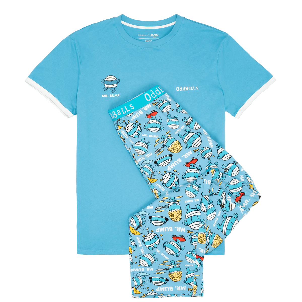 Mr Bump - Men's Long Pyjamas Set (T-Shirt & Trousers)
