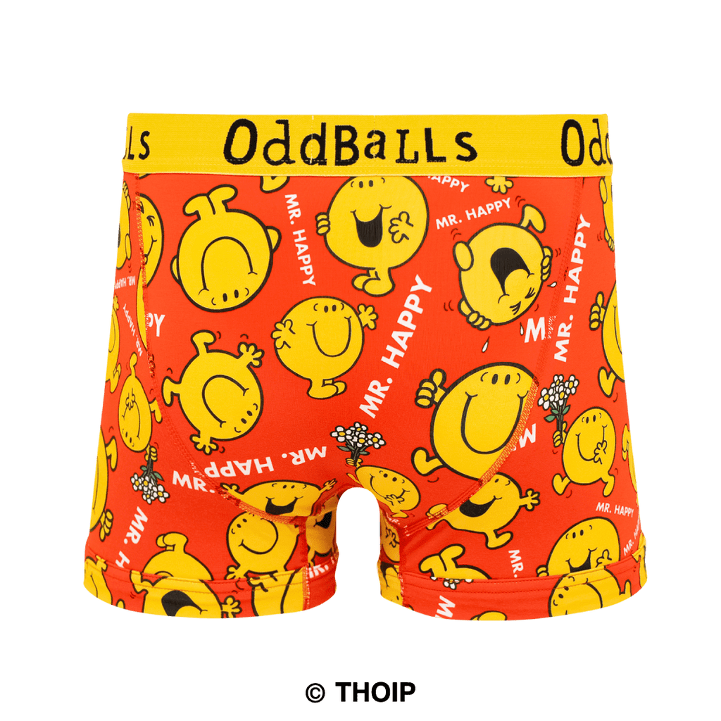 Mr Happy - Mr Men - Mens Boxer Shorts