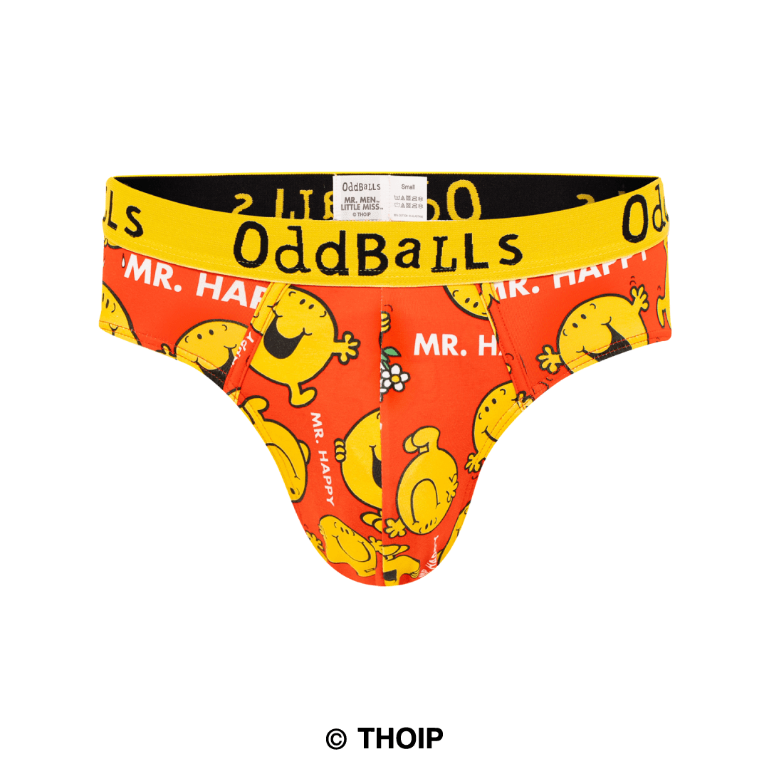 Mr Happy - Mr Men - Mens Briefs