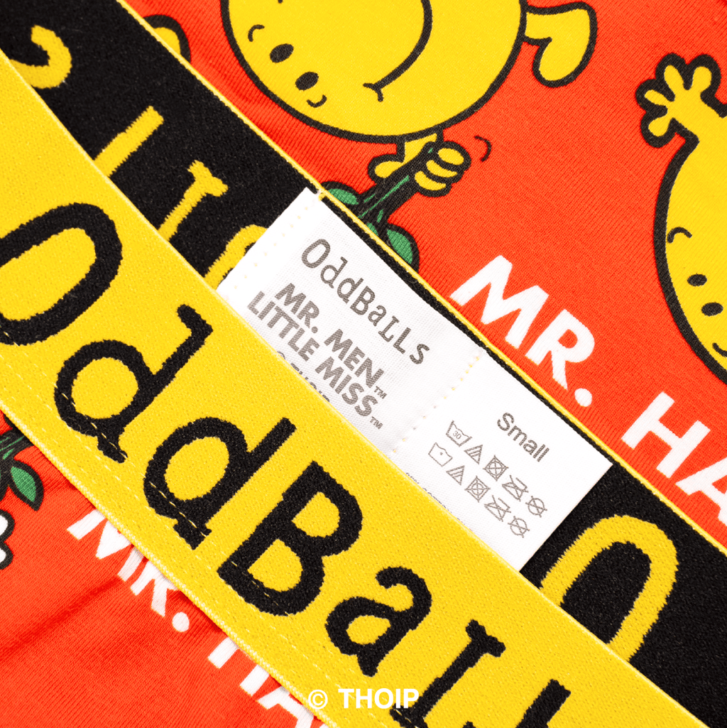 Mr Happy - Mr Men - Mens Boxer Shorts