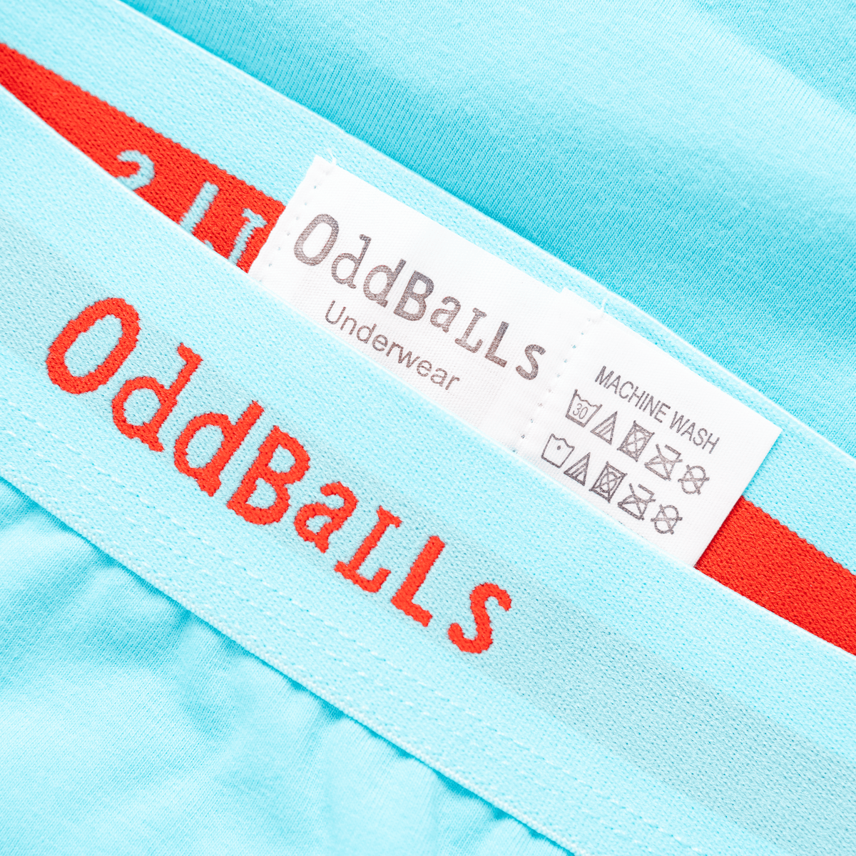 Oasis Blue - Mens Cotton Boxer Shorts
