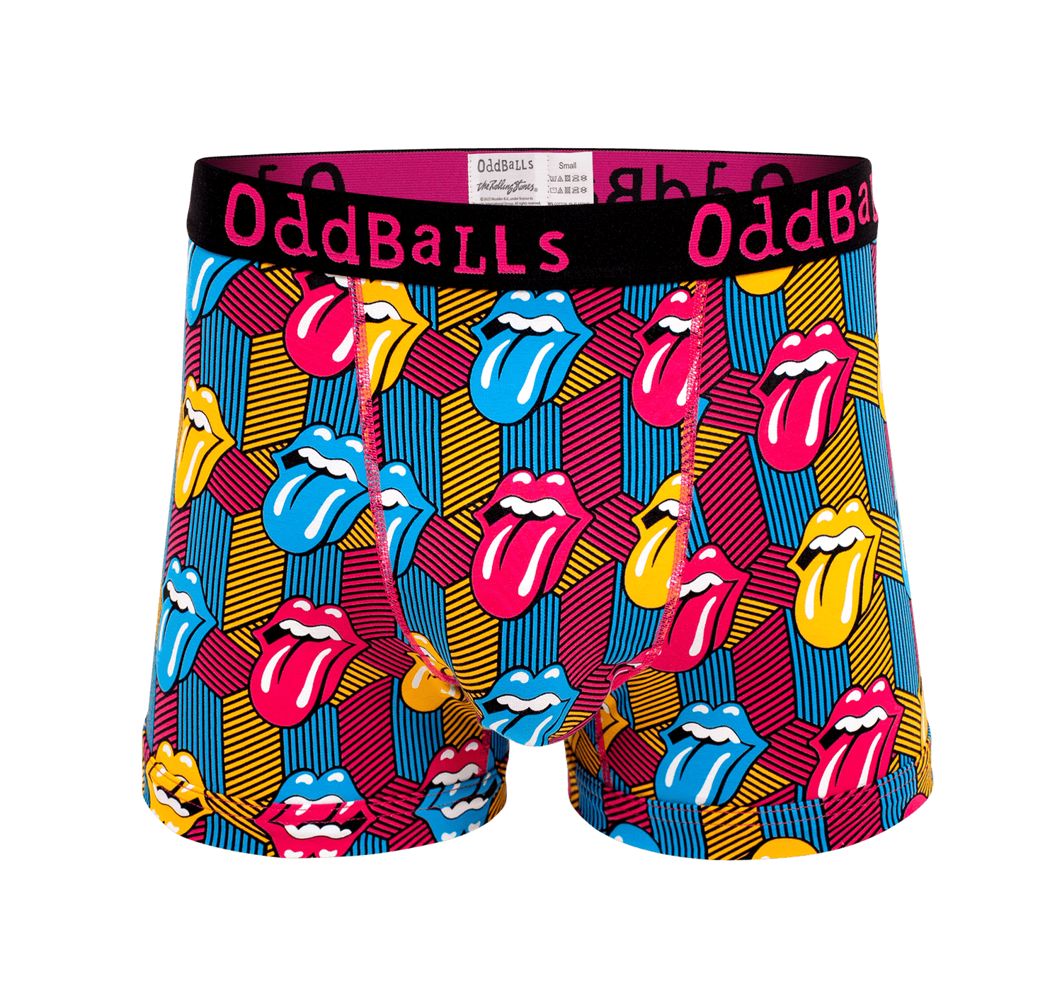 The Rolling Stones - Retro - Mens Cotton Boxer Shorts