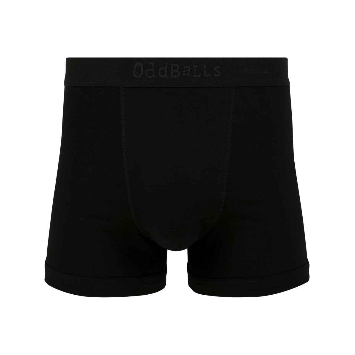 Stealth Black - Premium Cotton Mens Cotton Boxer Shorts