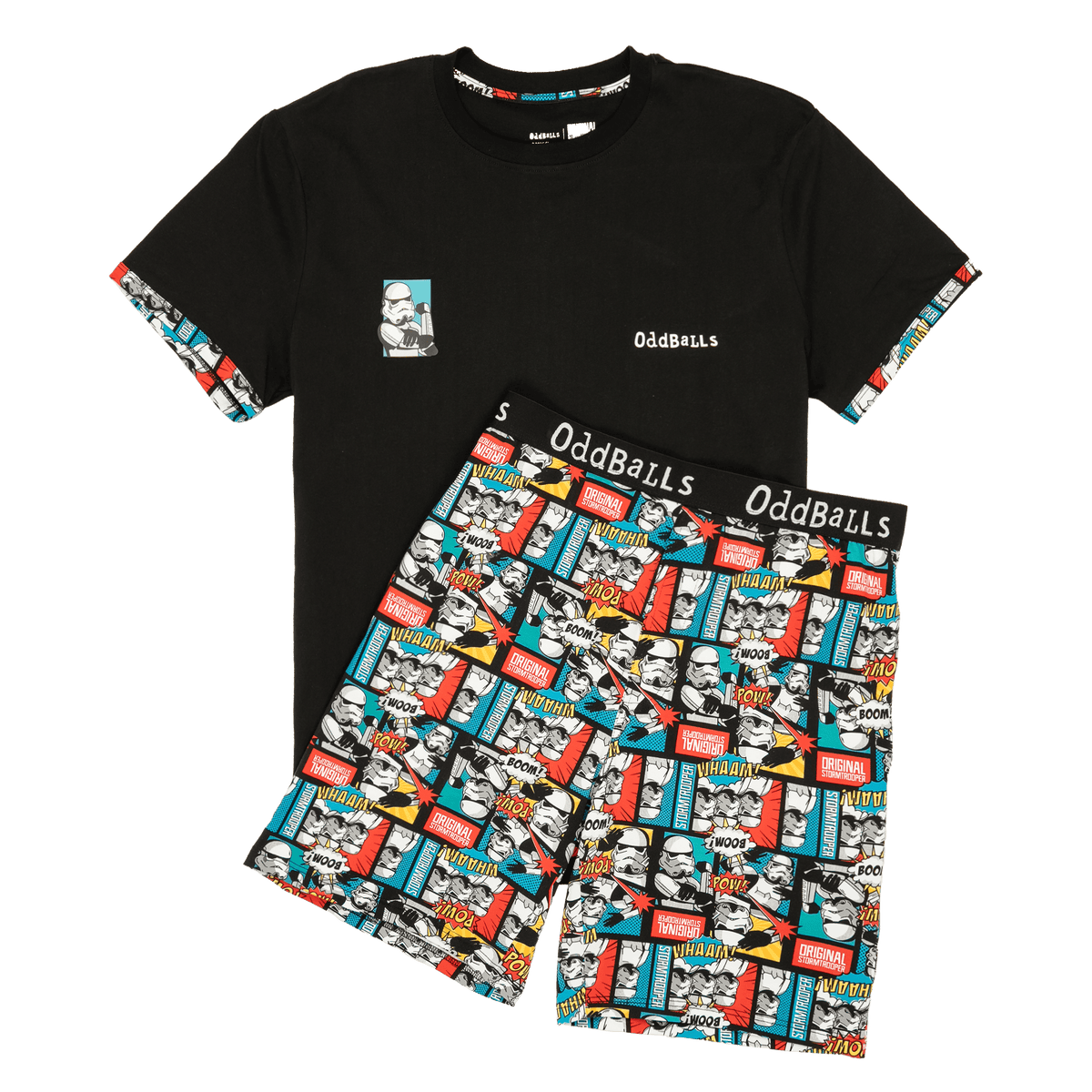 Original Stormtrooper Comic - Men's Short Pyjamas Set (T-Shirt & Short