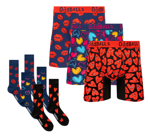 Men's Valentines Boxers | Valentine’s Day Underwear For Men | Oddballs