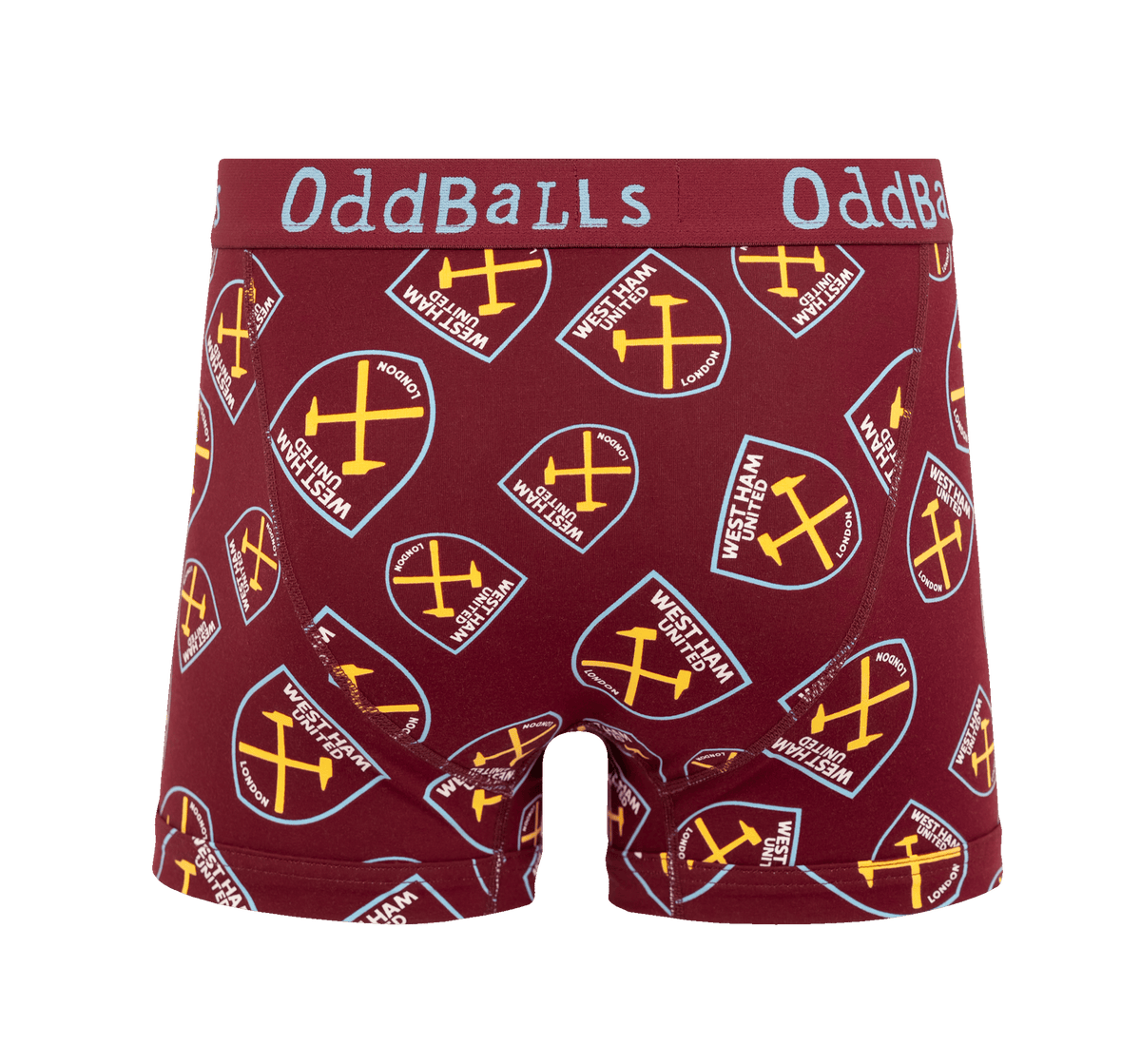West Ham United Claret - Mens Cotton BoxerShorts