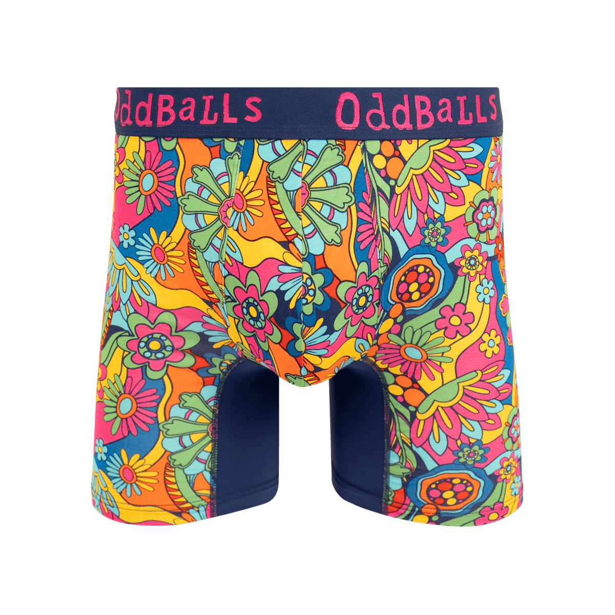 Wildflower - Mens Bamboo Boxer Shorts