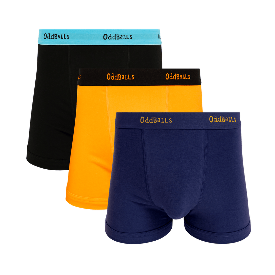 Cosy Classics Bundle - Mens Cotton Boxer Shorts 3 Pack